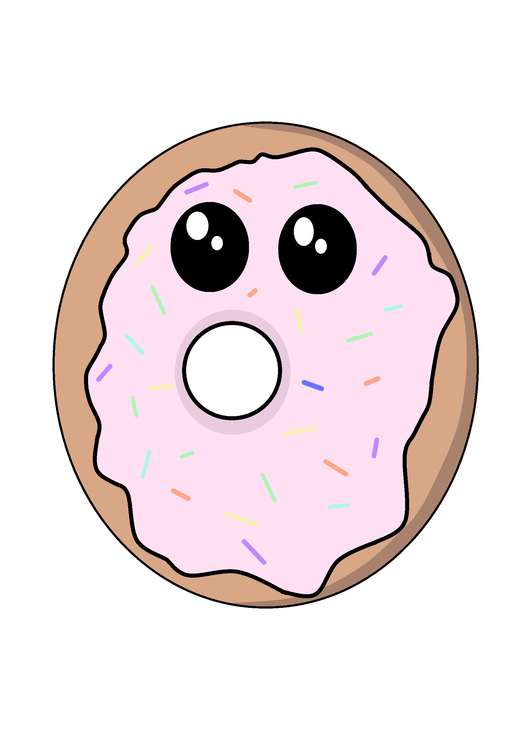 Cartoon Donuts with Sprinkles Wallpapers - Top Free Cartoon Donuts with ...