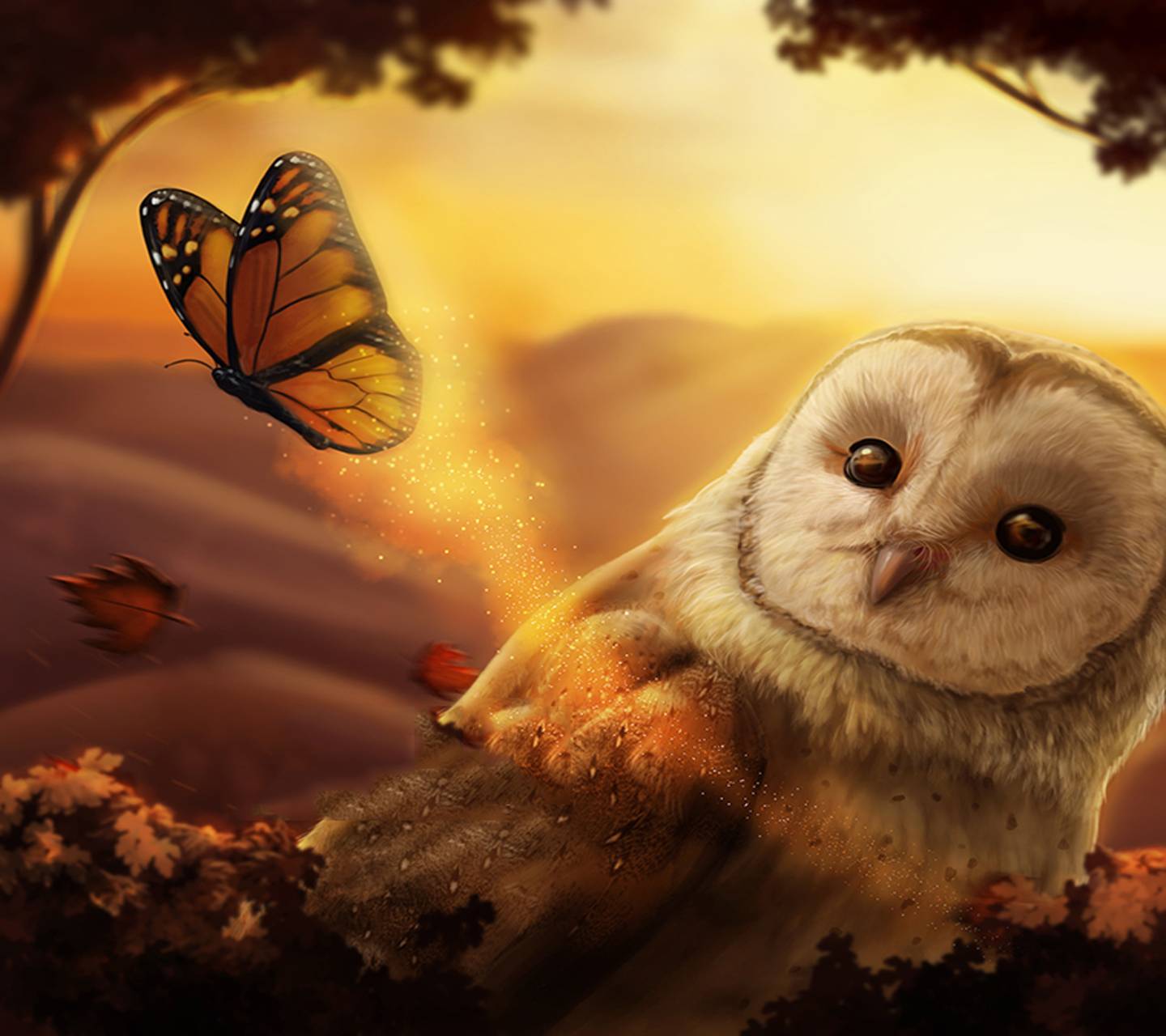 Fall Owls Wallpapers - Top Free Fall Owls Backgrounds - WallpaperAccess