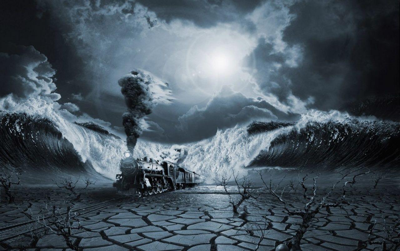 Tsunami Wallpapers - Top Free Tsunami Backgrounds - WallpaperAccess