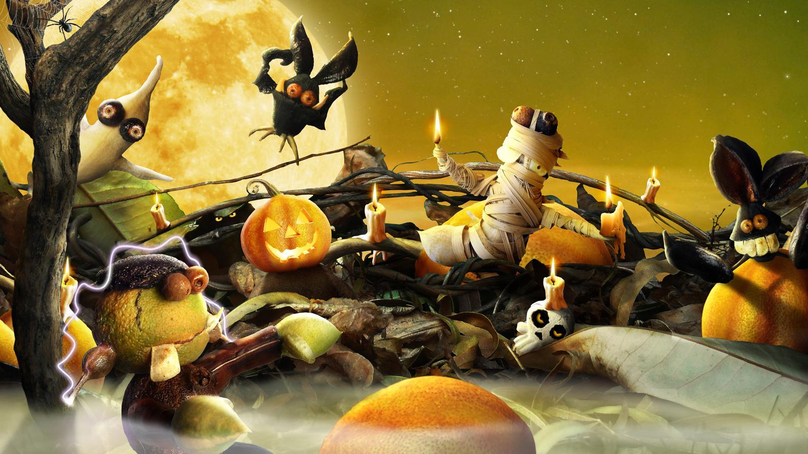 Cartoon Halloween Desktop Wallpapers - Top Free Cartoon Halloween ...