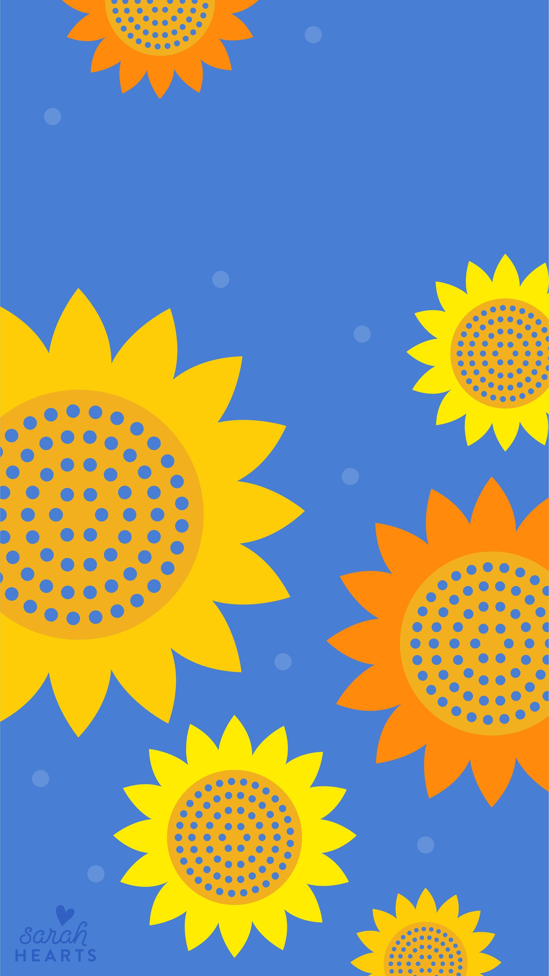 Sunflower Pattern Wallpapers - Top Free Sunflower Pattern Backgrounds ...