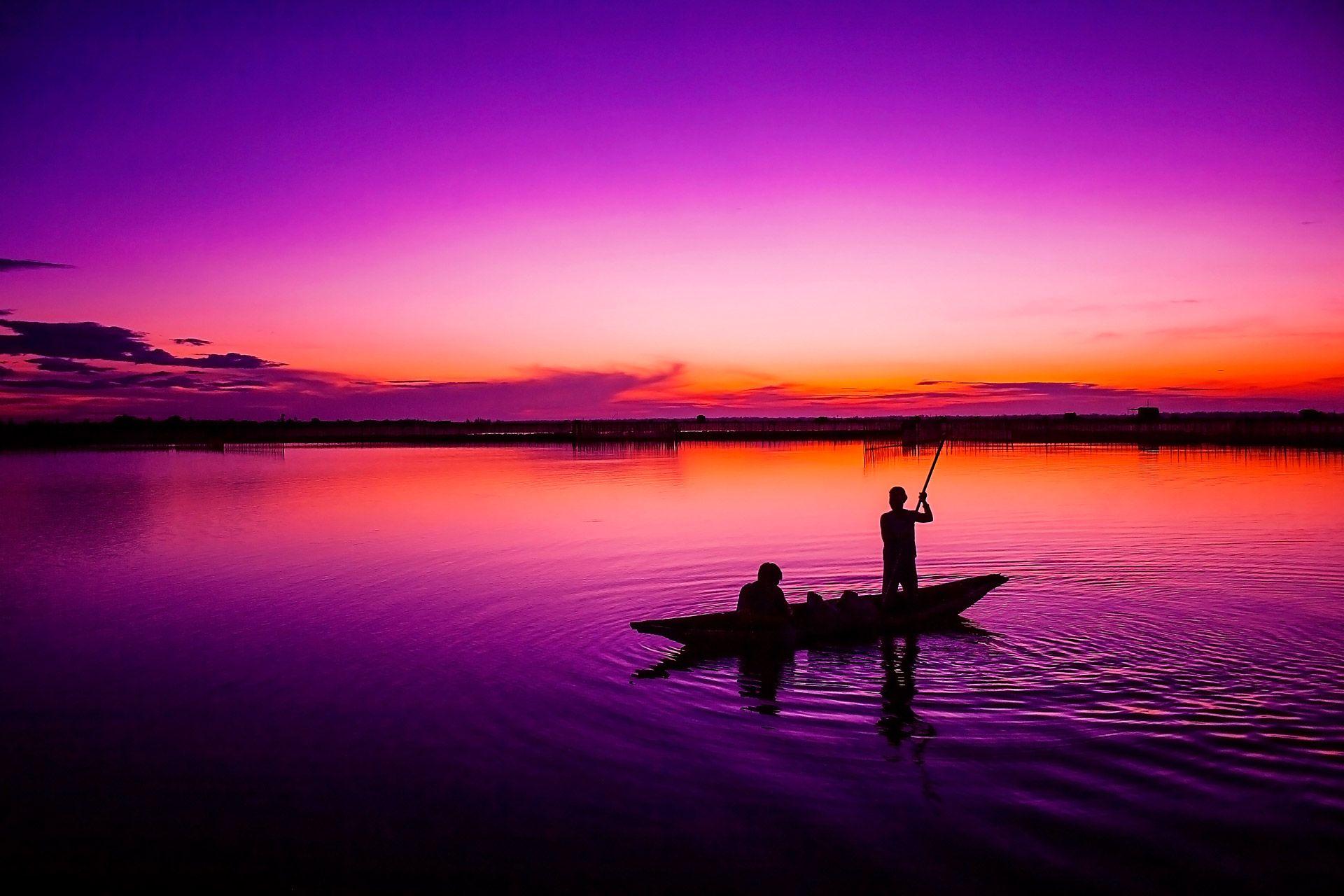 Purple Sunset Desktop Wallpapers - Top Free Purple Sunset Desktop ...