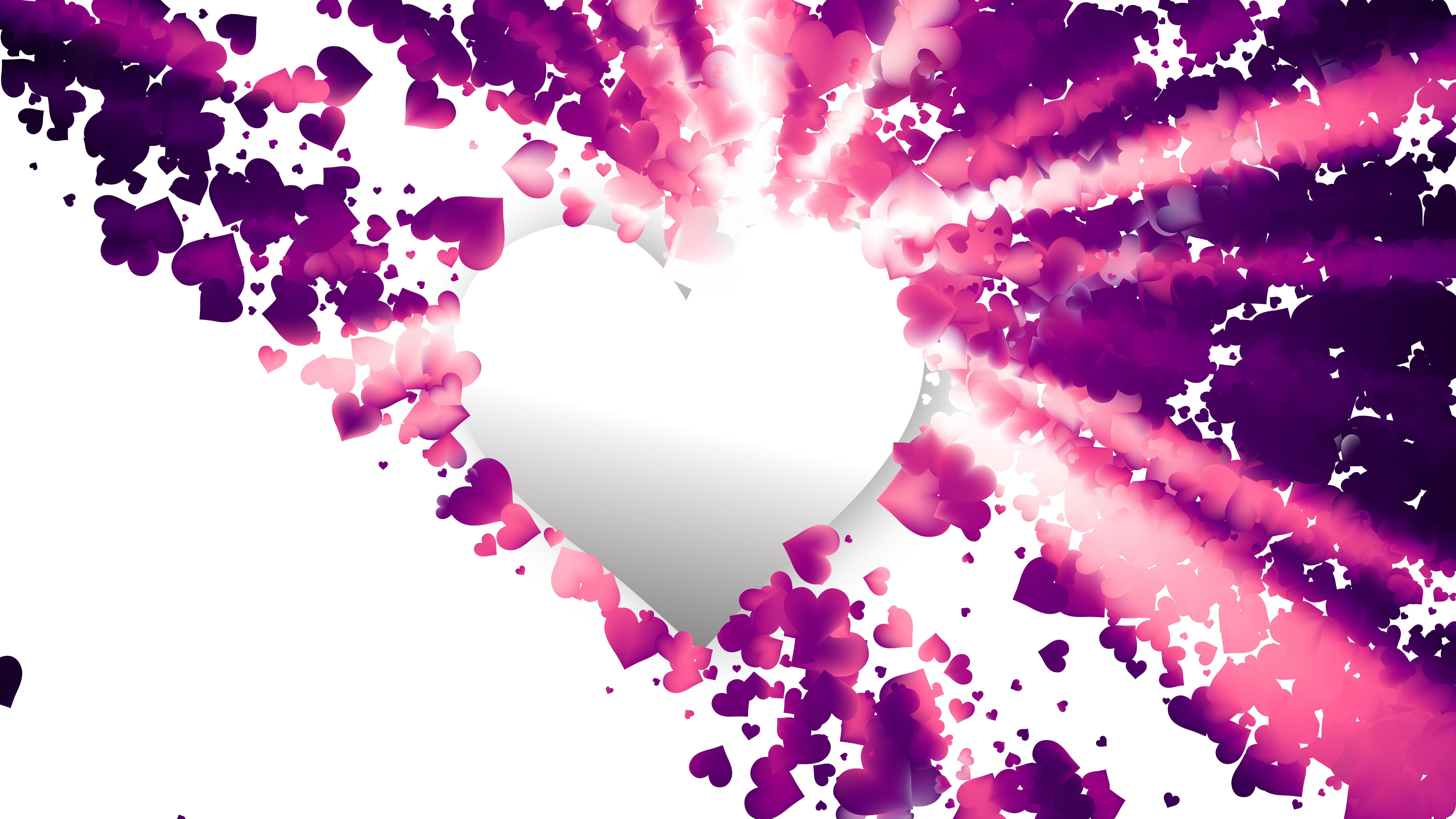 Pink and Purple Heart Wallpapers - Top Free Pink and Purple Heart ...