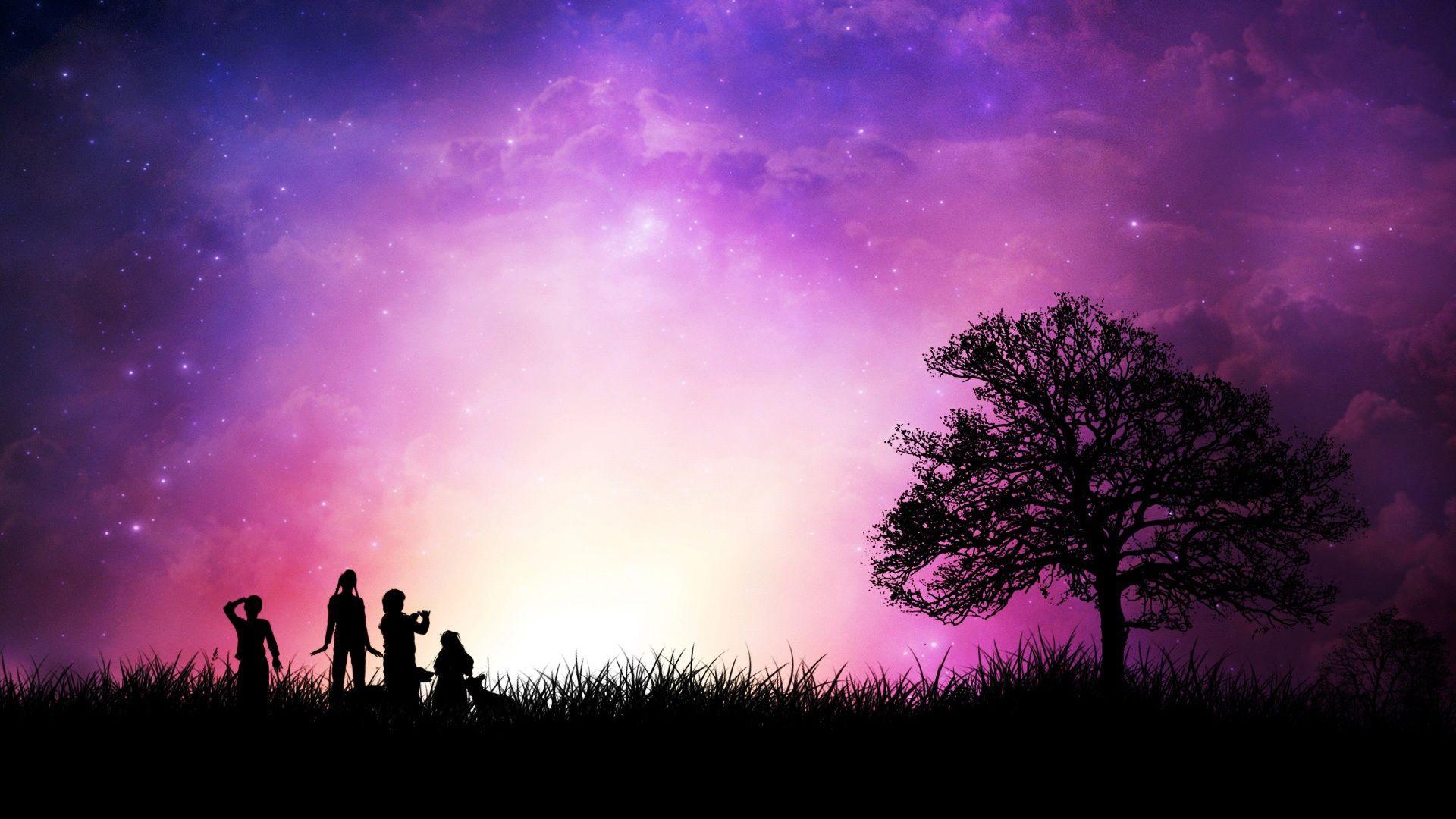 Purple Night Wallpapers - Top Free Purple Night Backgrounds ...