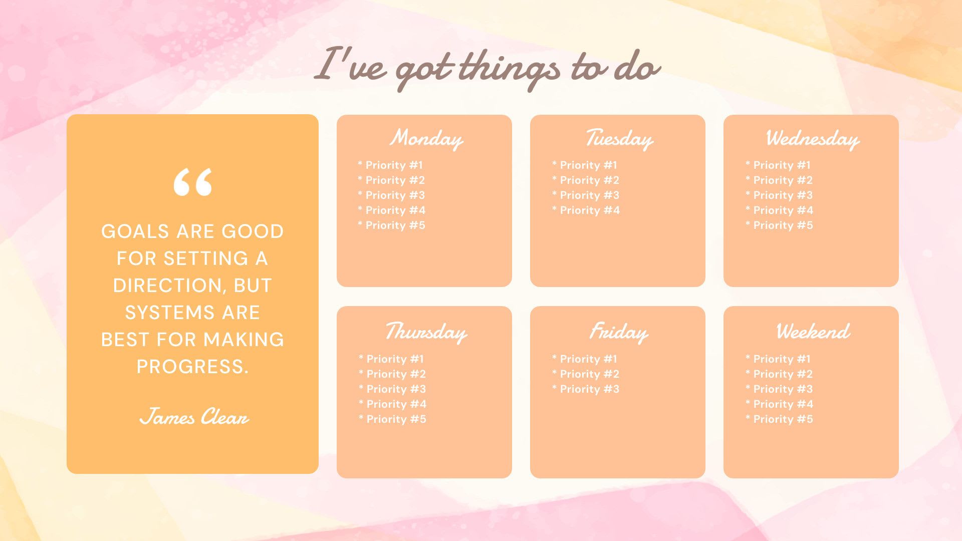 Weekly Planner Wallpapers - Top Free Weekly Planner Backgrounds ...