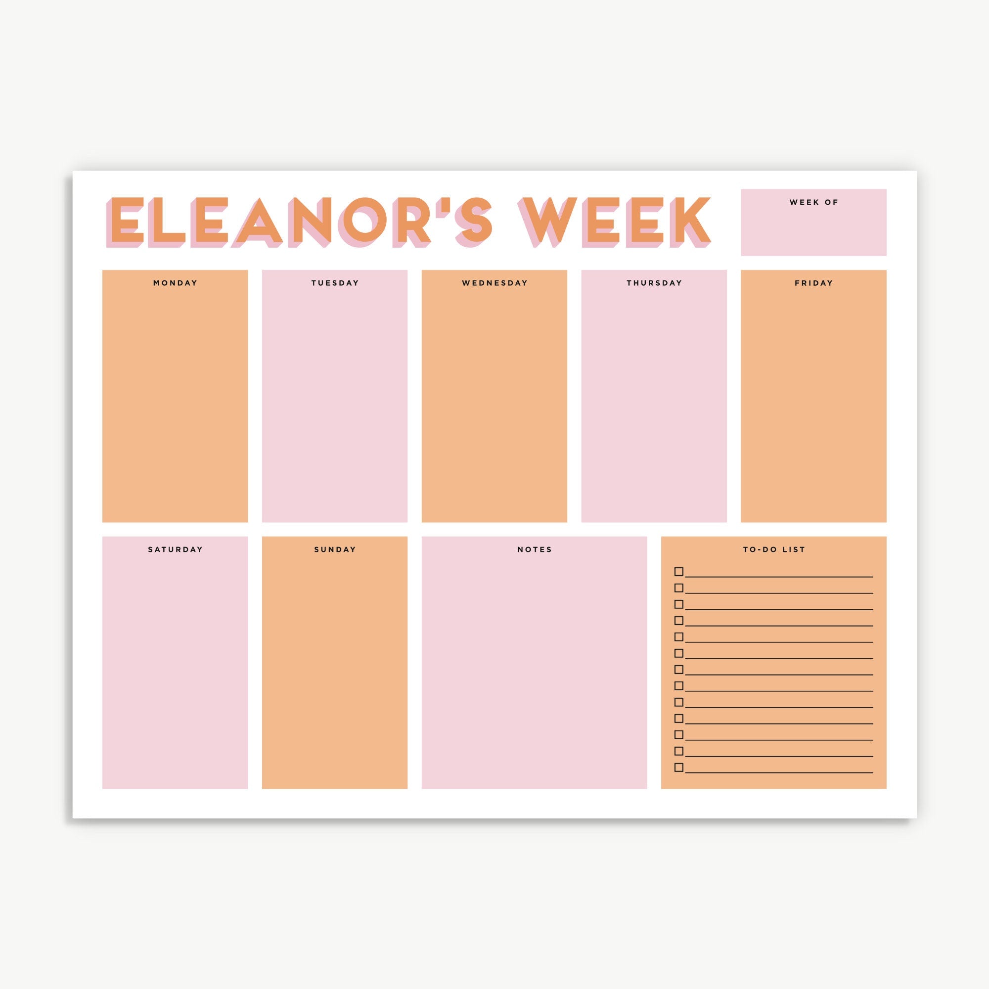 Weekly Planner Wallpapers - Top Free Weekly Planner Backgrounds ...