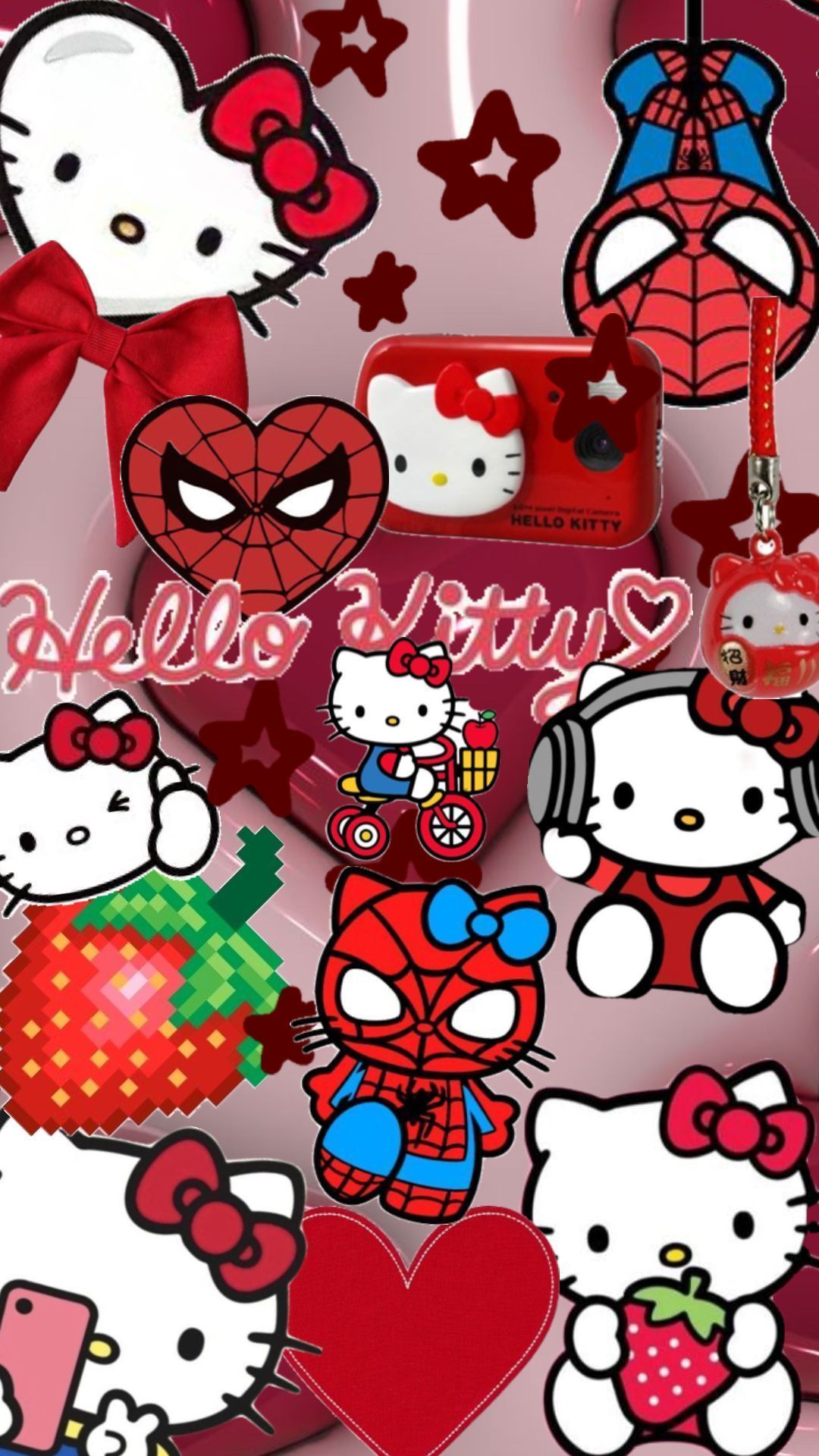 Hello Kitty and Spiderman Wallpapers - Top Free Hello Kitty and ...