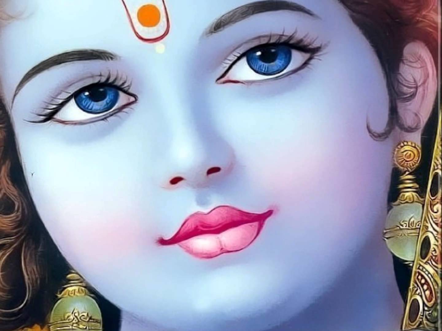 Krishna Face Wallpapers - Top Free Krishna Face Backgrounds ...