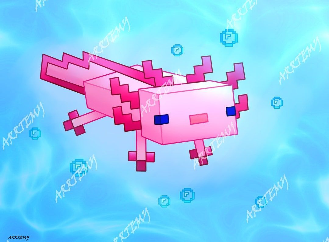 Minecraft Axolotl Wallpapers - Top Free Minecraft Axolotl Backgrounds ...