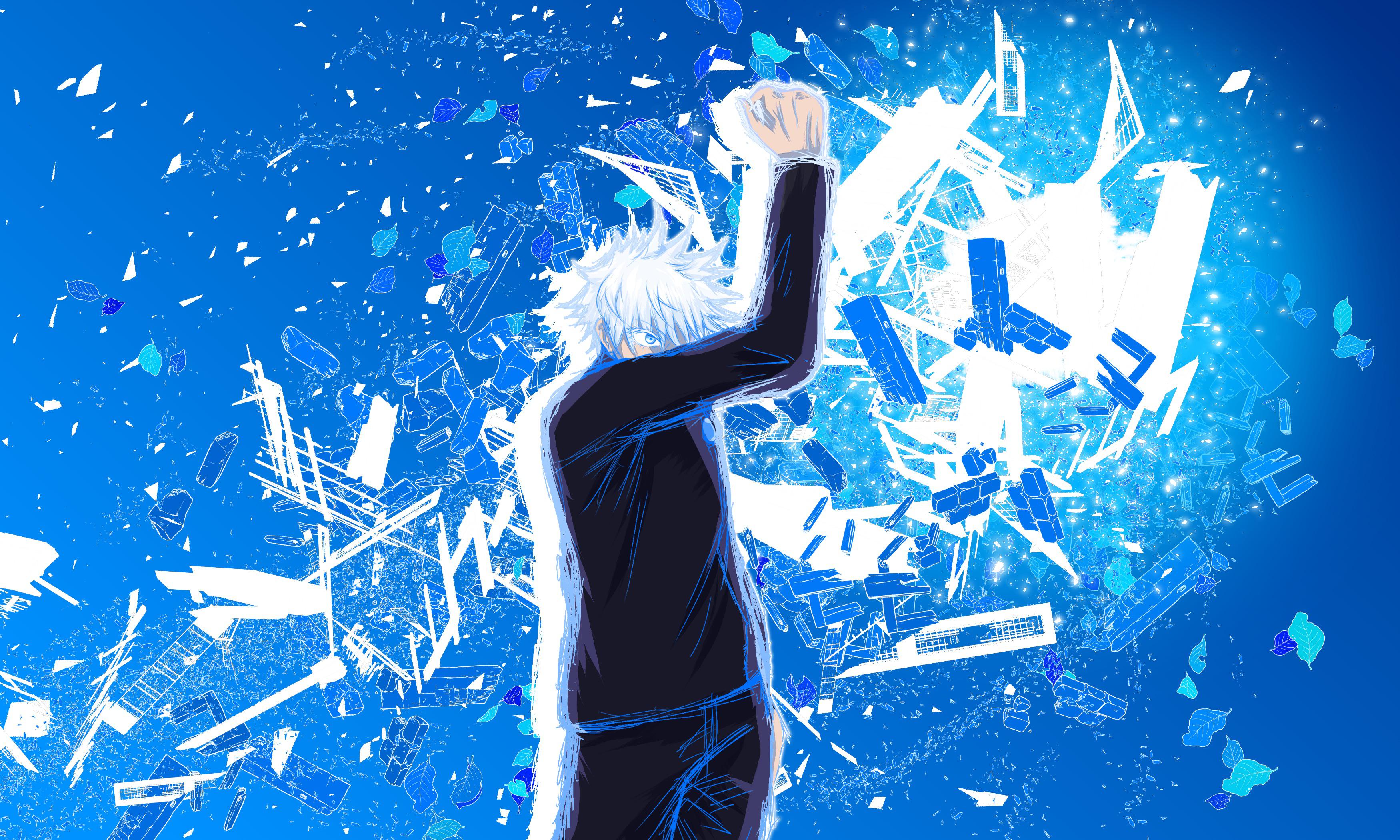 Gojo Blue Wallpapers - Top Free Gojo Blue Backgrounds - WallpaperAccess