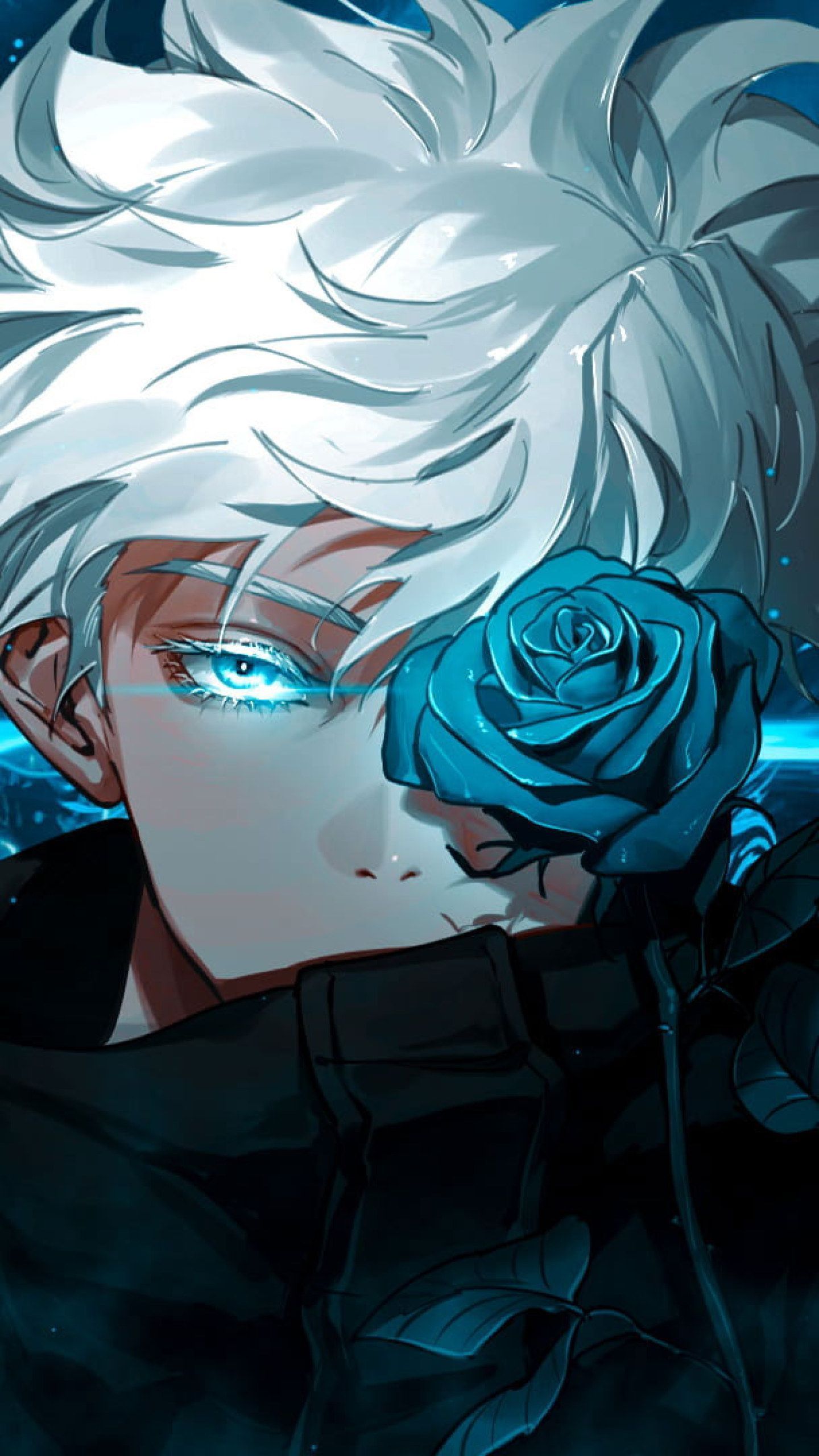 Gojo Blue Wallpapers - Top Free Gojo Blue Backgrounds - WallpaperAccess