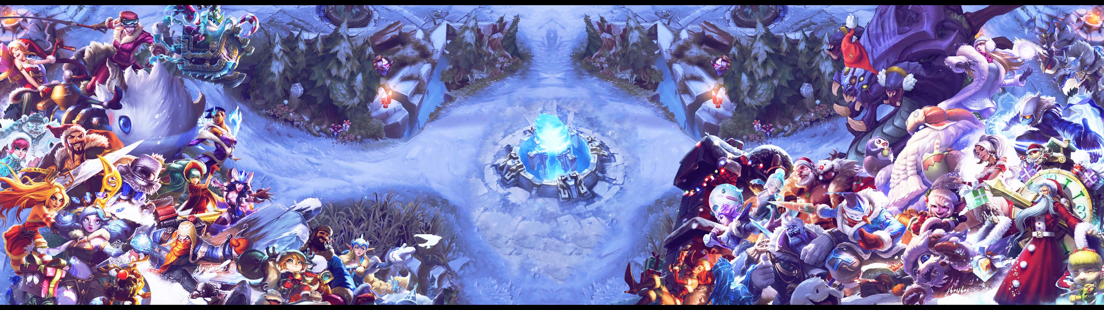 LOL Dual Screen Wallpapers - Top Free LOL Dual Screen Backgrounds ...