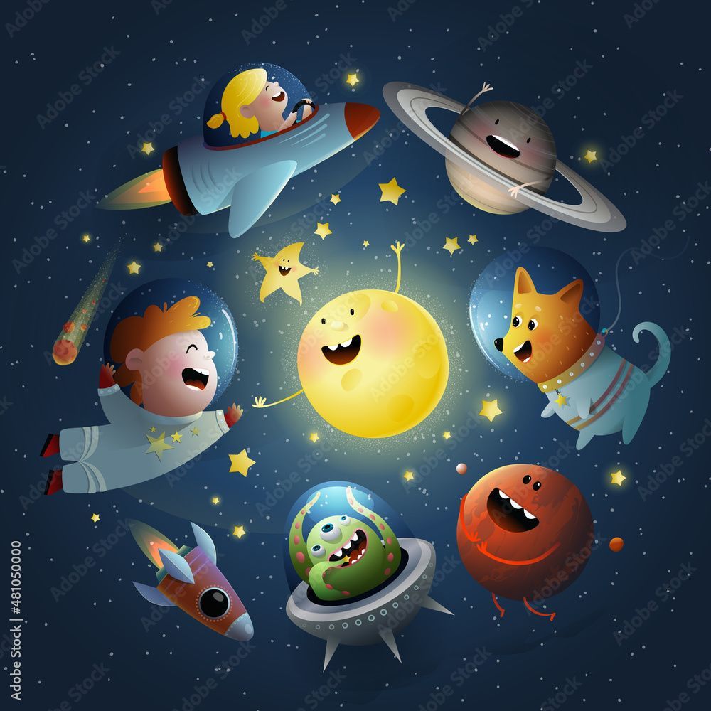 Space Kids Wallpapers - Top Free Space Kids Backgrounds - WallpaperAccess