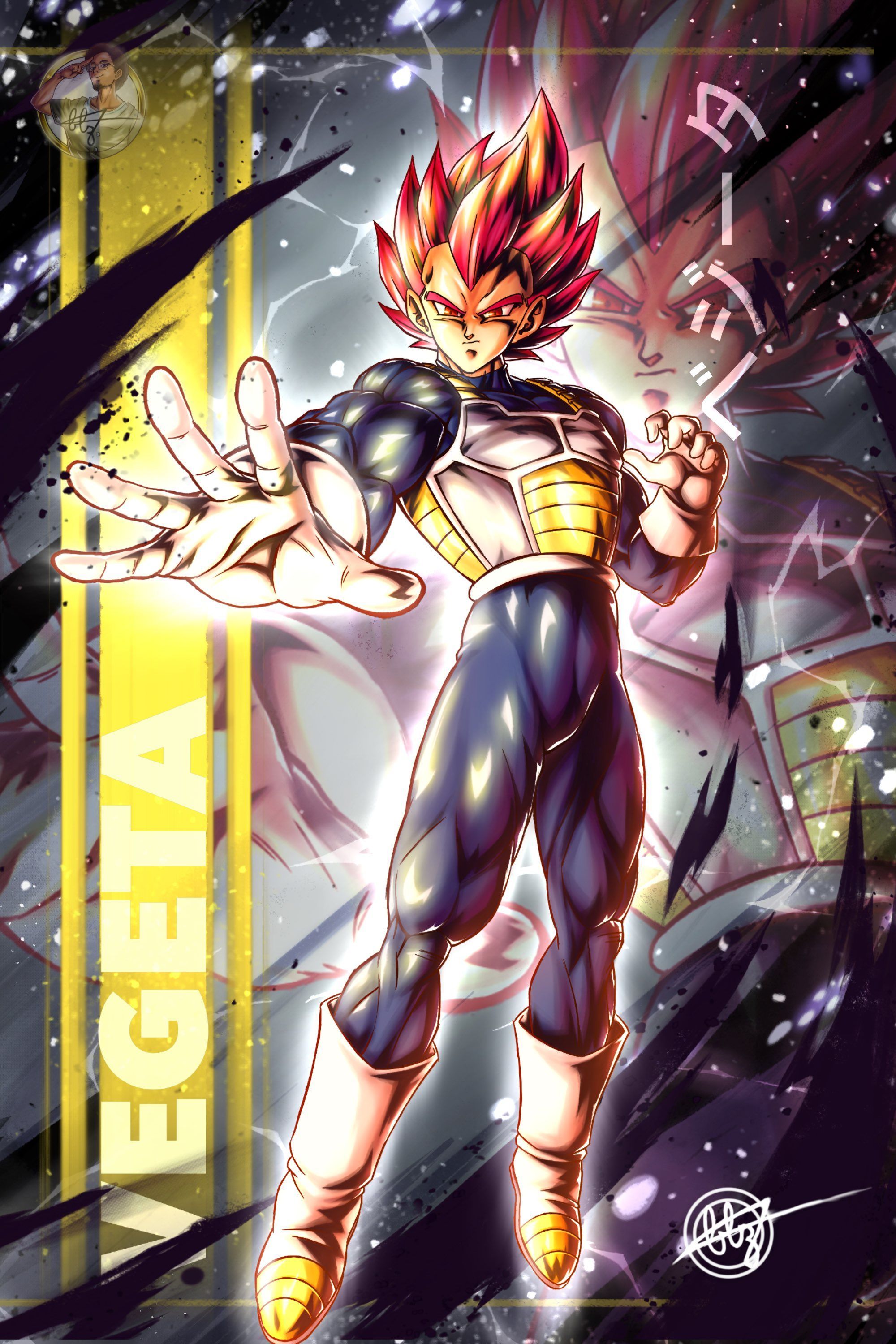 Vegeta SSJ God Wallpapers - Top Free Vegeta SSJ God Backgrounds ...