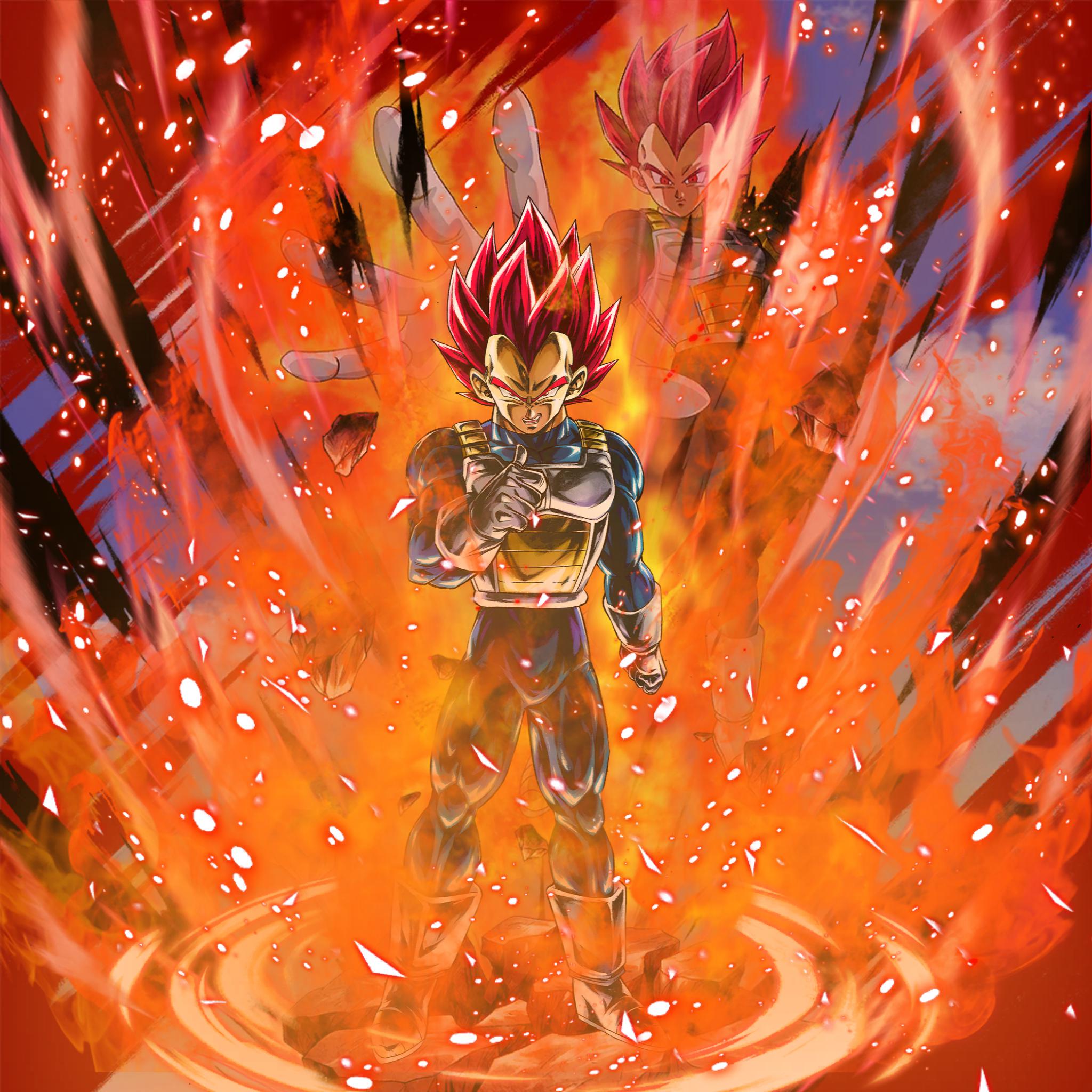 Vegeta SSJ God Wallpapers - Top Free Vegeta SSJ God Backgrounds - WallpaperAccess