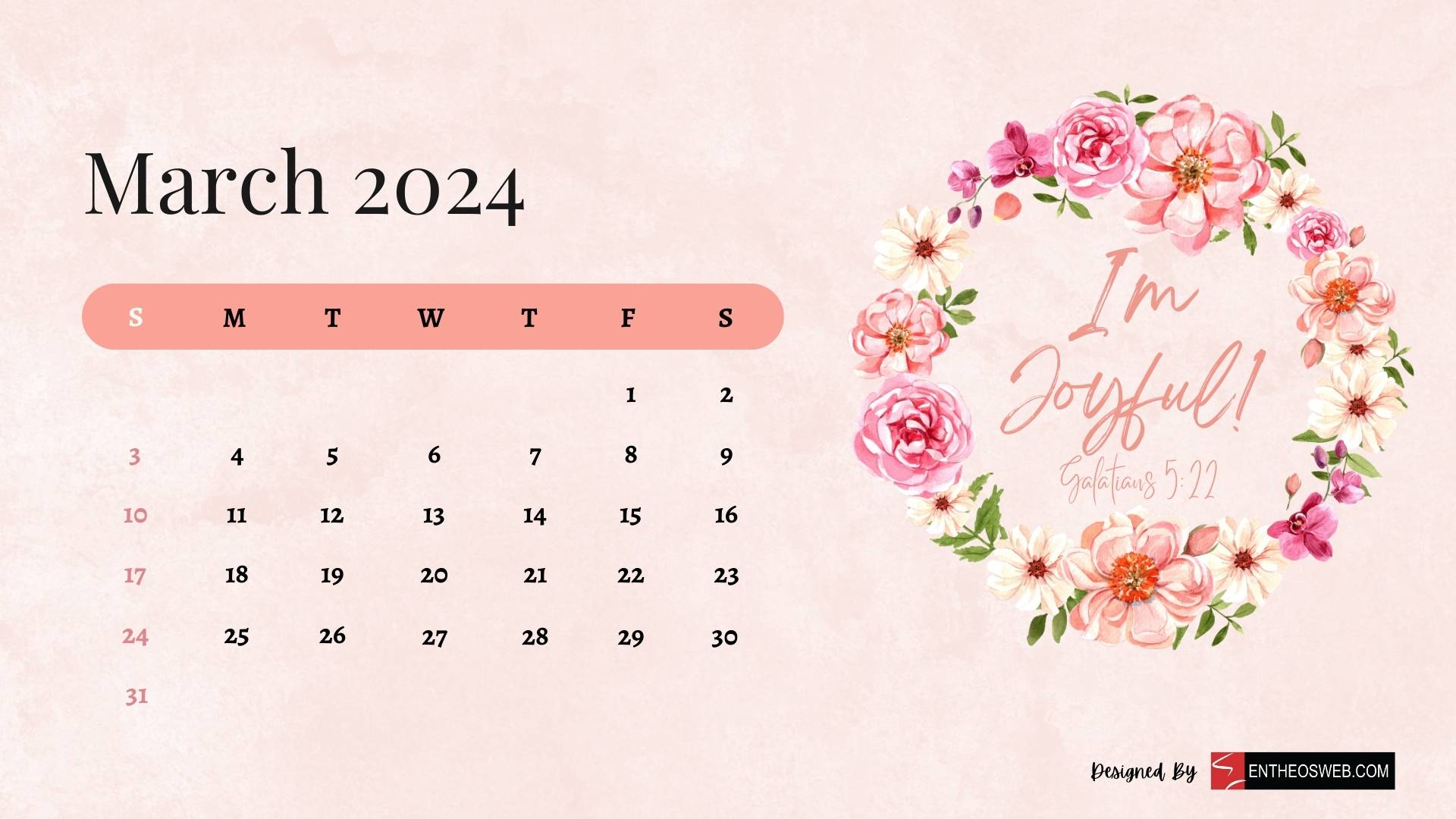 March 2024 Calendar Wallpapers - Top Free March 2024 Calendar ...