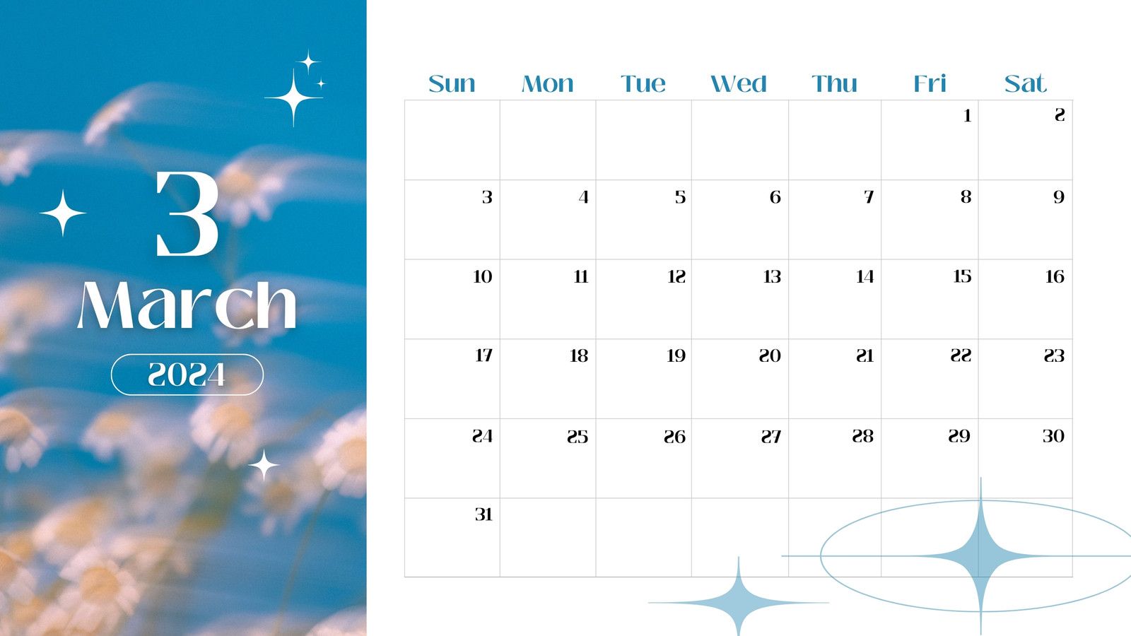 March 2024 Calendar Wallpapers - Top Free March 2024 Calendar ...
