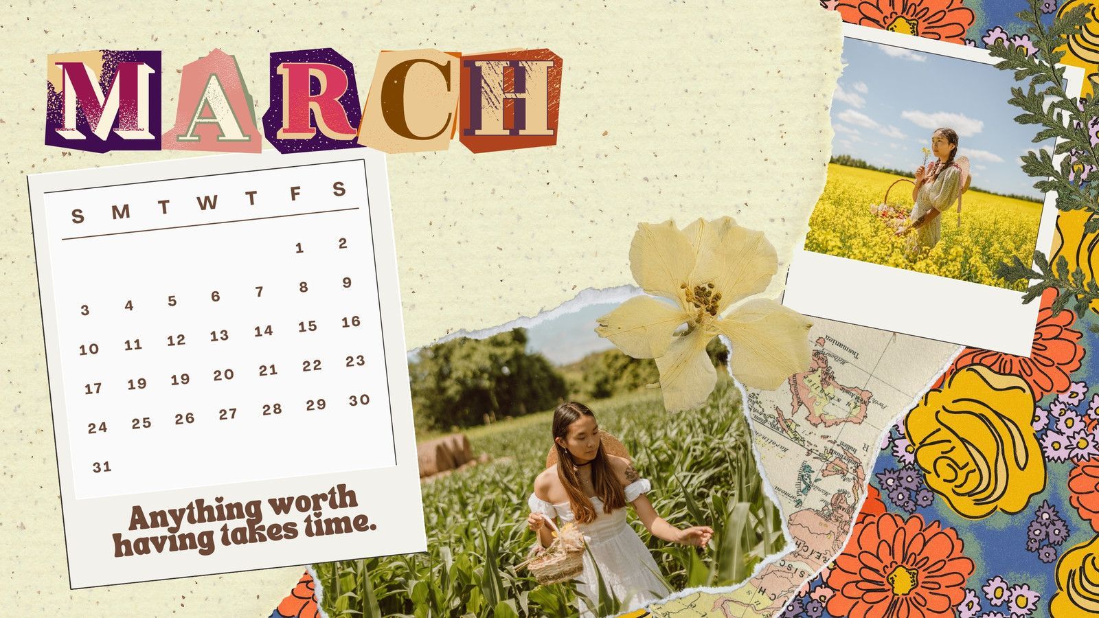 March 2024 Calendar Wallpapers - Top Free March 2024 Calendar ...