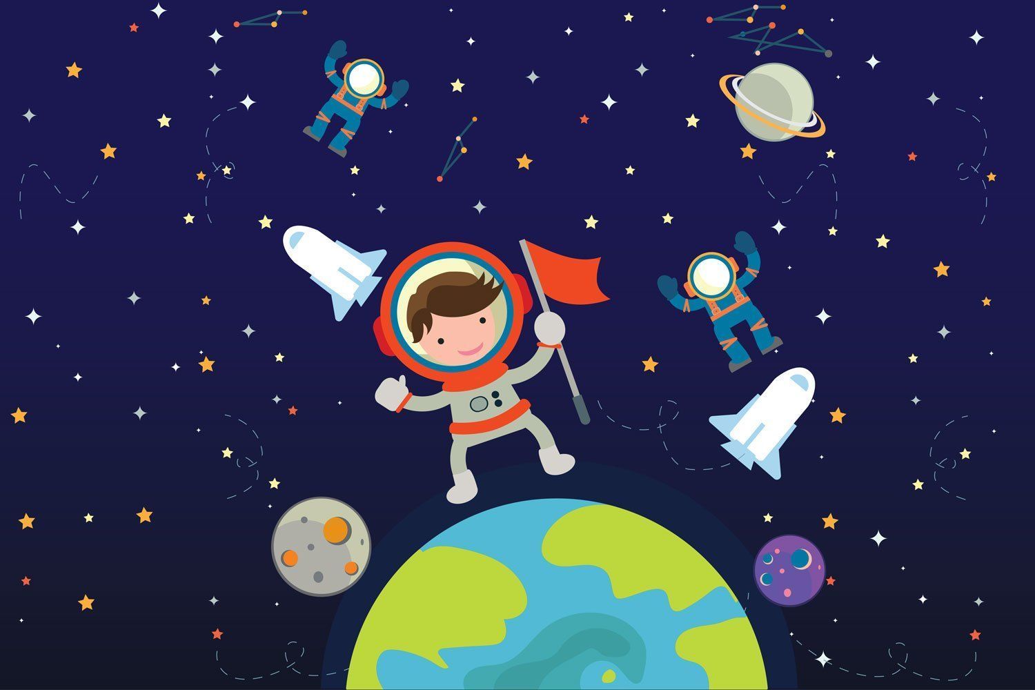 Space Kids Wallpapers - Top Free Space Kids Backgrounds - WallpaperAccess