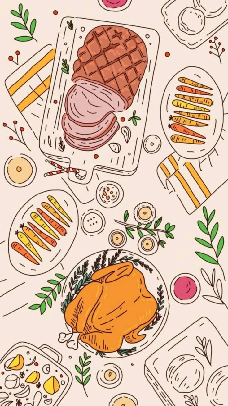 Food Drawing Wallpapers - Top Free Food Drawing Backgrounds ...