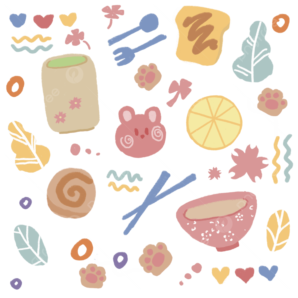 Food Drawing Wallpapers - Top Free Food Drawing Backgrounds ...