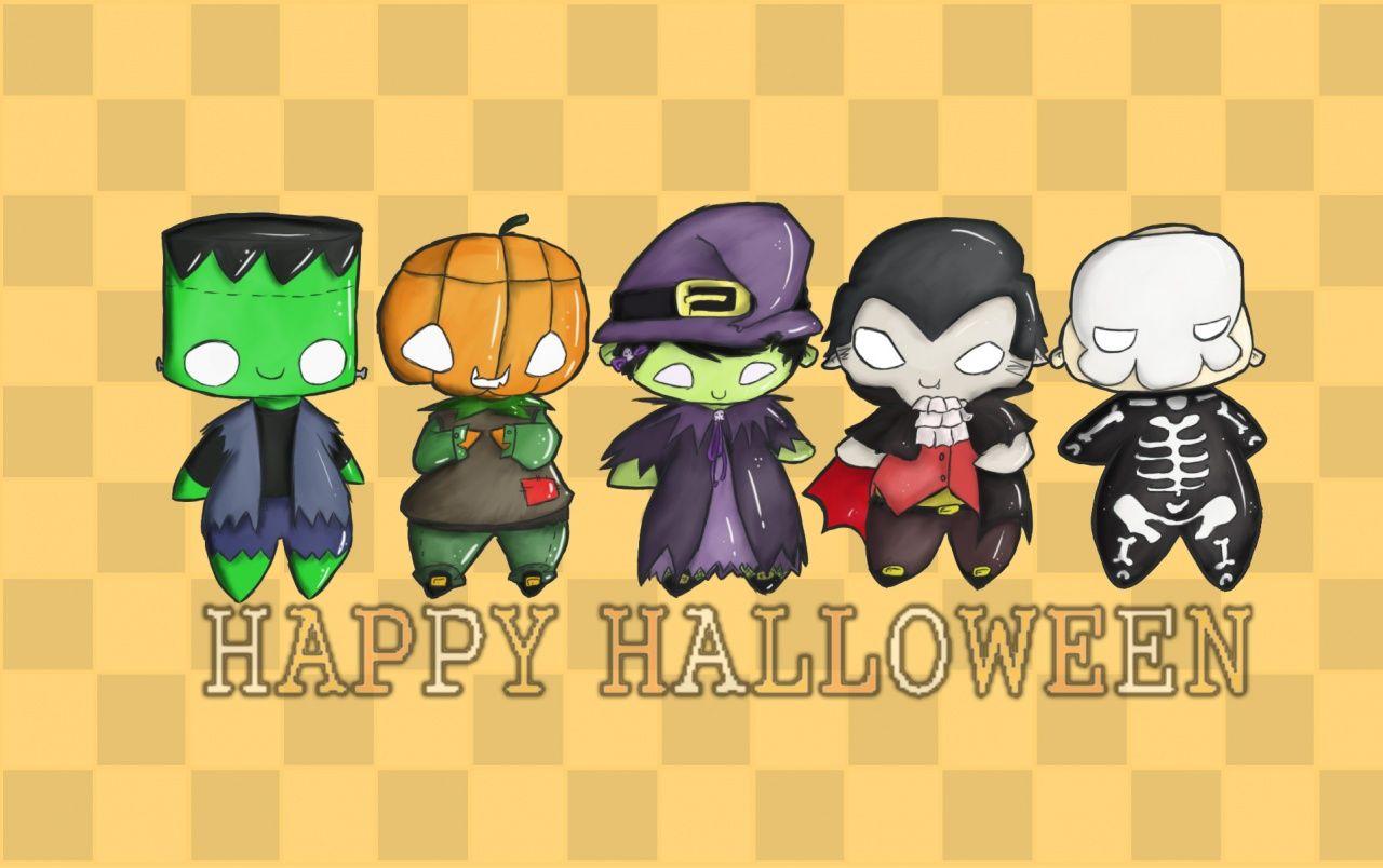 Cute Halloween Computer Wallpapers - Top Free Cute Halloween Computer ...