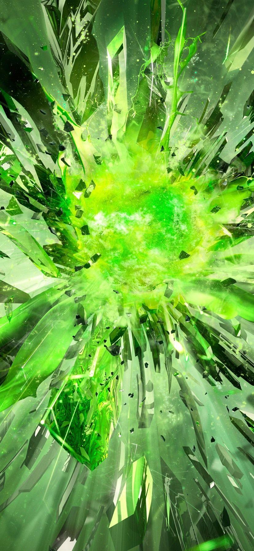Green Crystal Wallpapers - Top Free Green Crystal Backgrounds ...