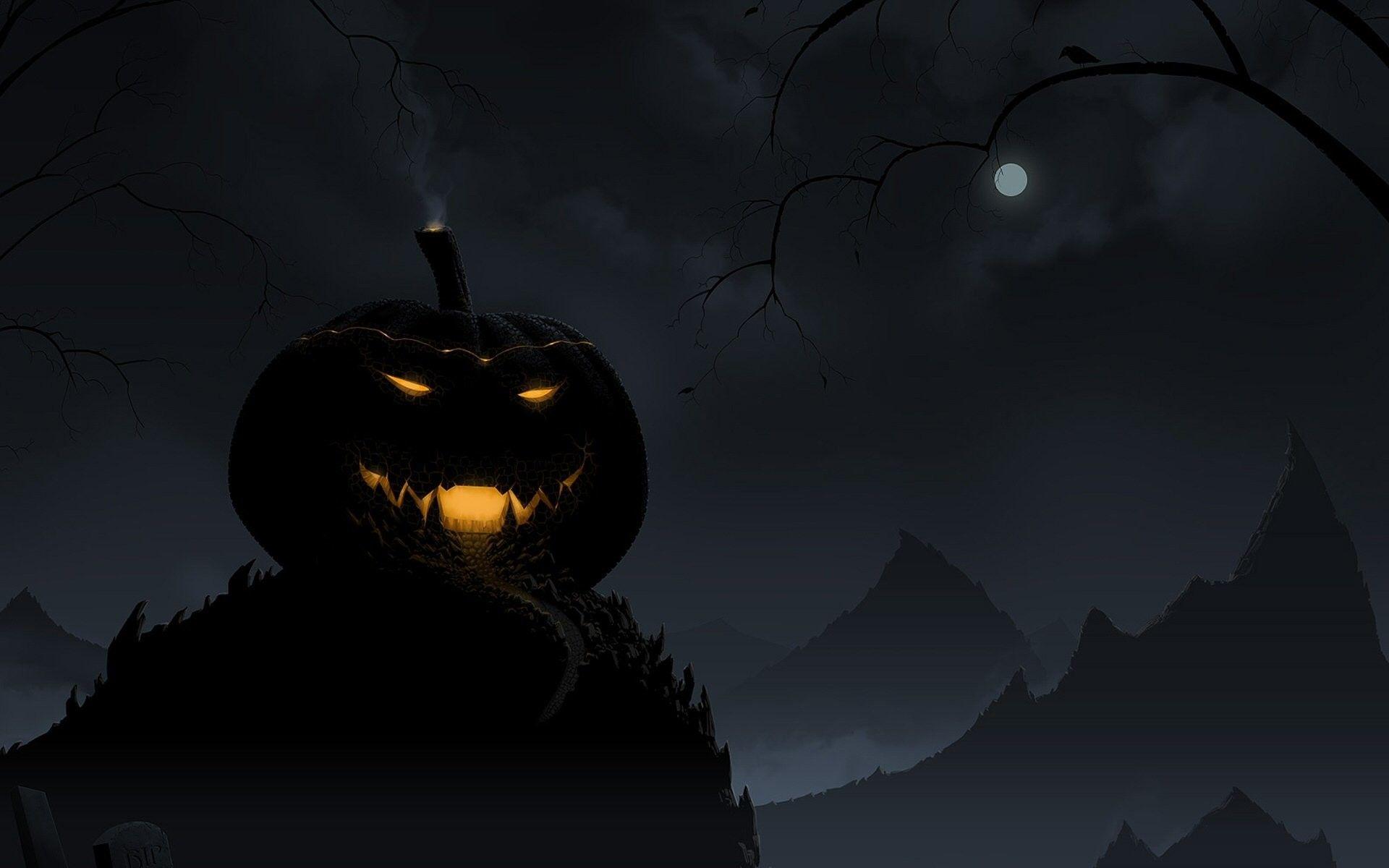 Scary Pumpkin Wallpapers - Top Free Scary Pumpkin Backgrounds ...