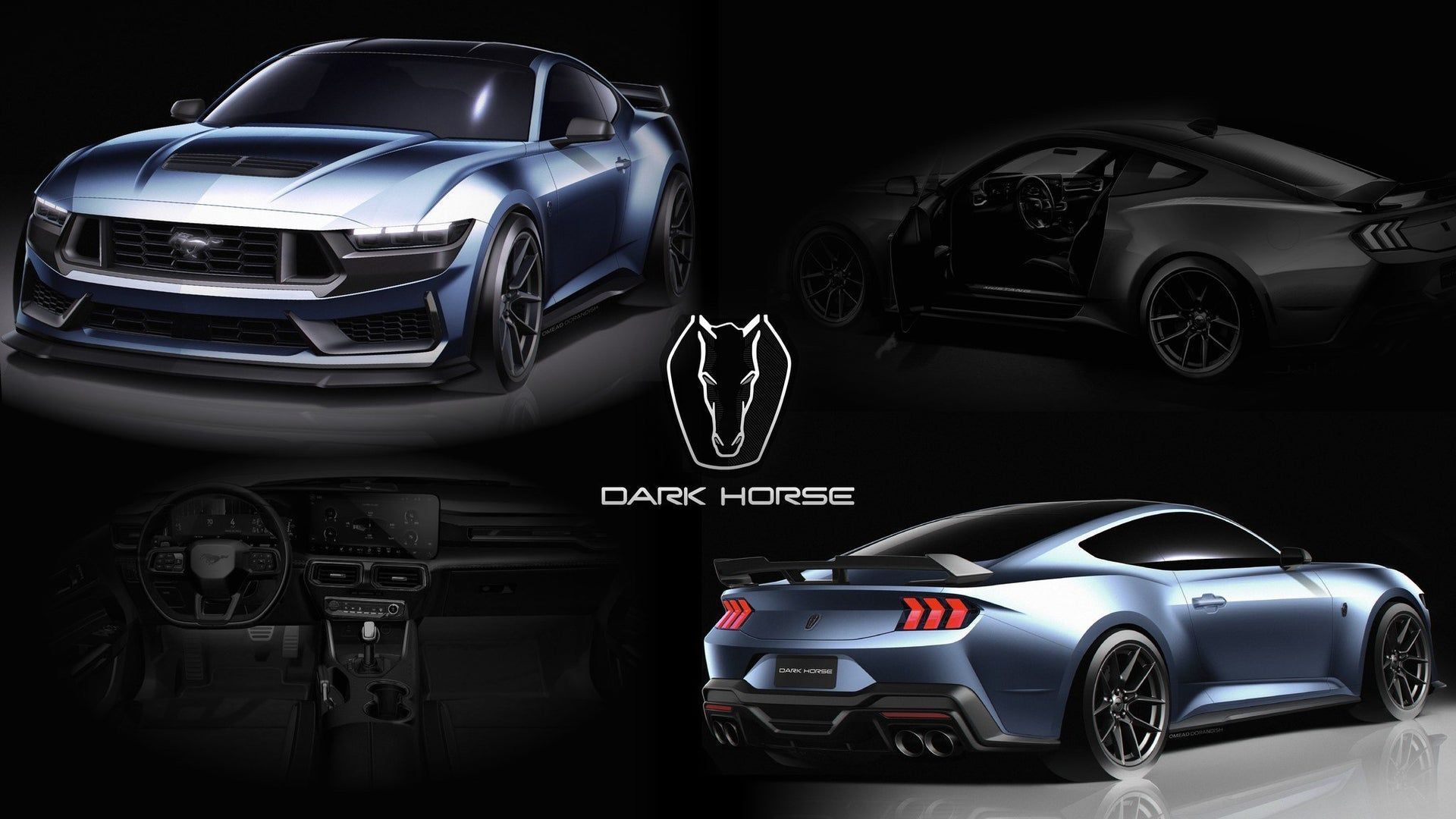 Mustang Dark Horse Wallpapers - Top Free Mustang Dark Horse Backgrounds - WallpaperAccess