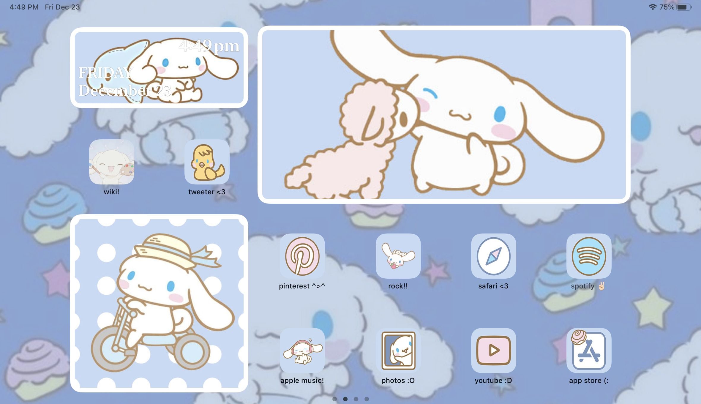 Blue Cinnamoroll Wallpapers - Top Free Blue Cinnamoroll Backgrounds ...