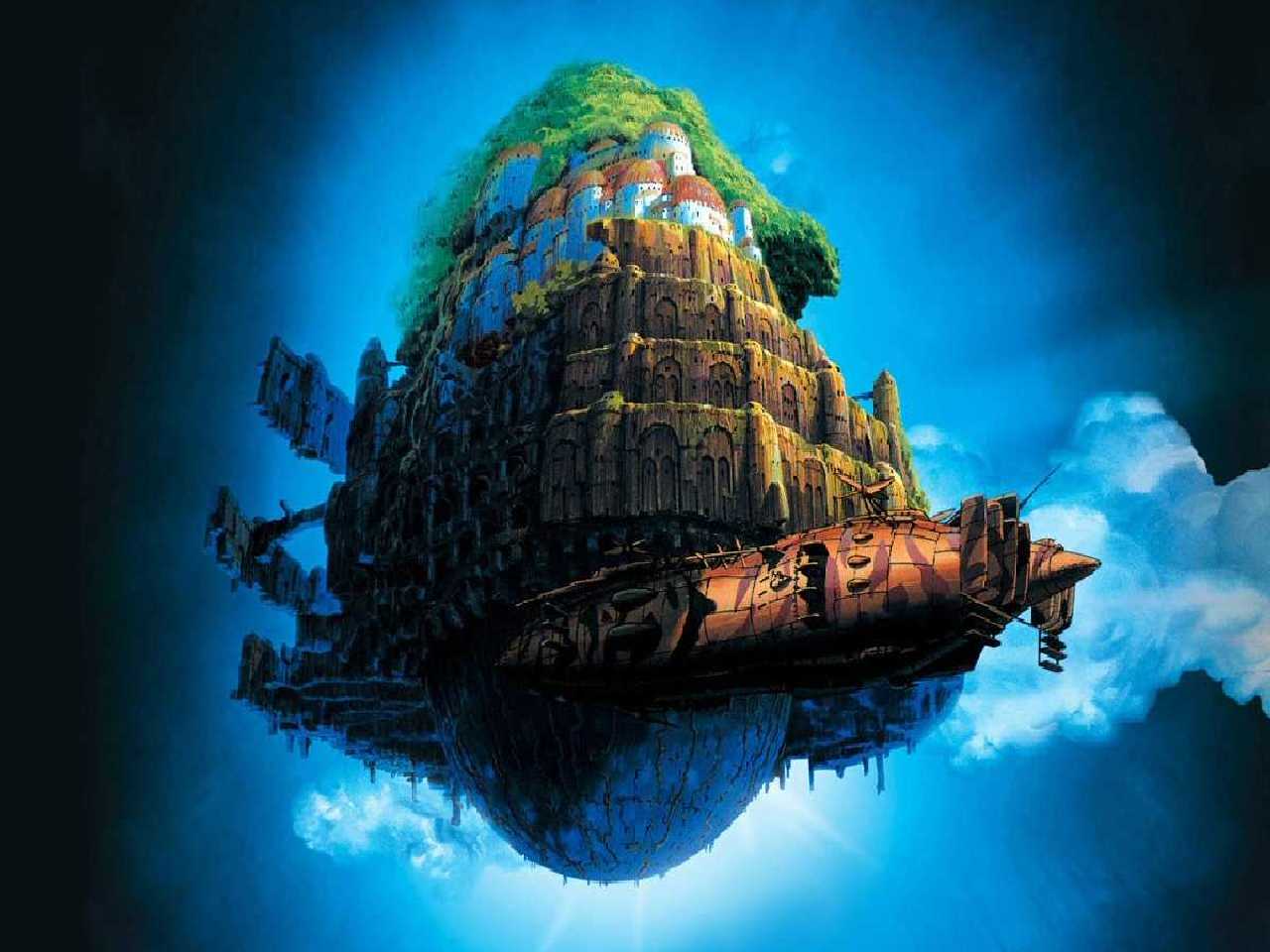 Castle in the Sky Wallpapers - Top Free Castle in the Sky Backgrounds ...