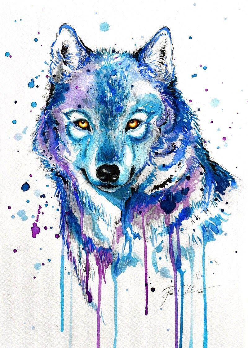 Wolf Watercolor Wallpapers - Top Free Wolf Watercolor Backgrounds ...