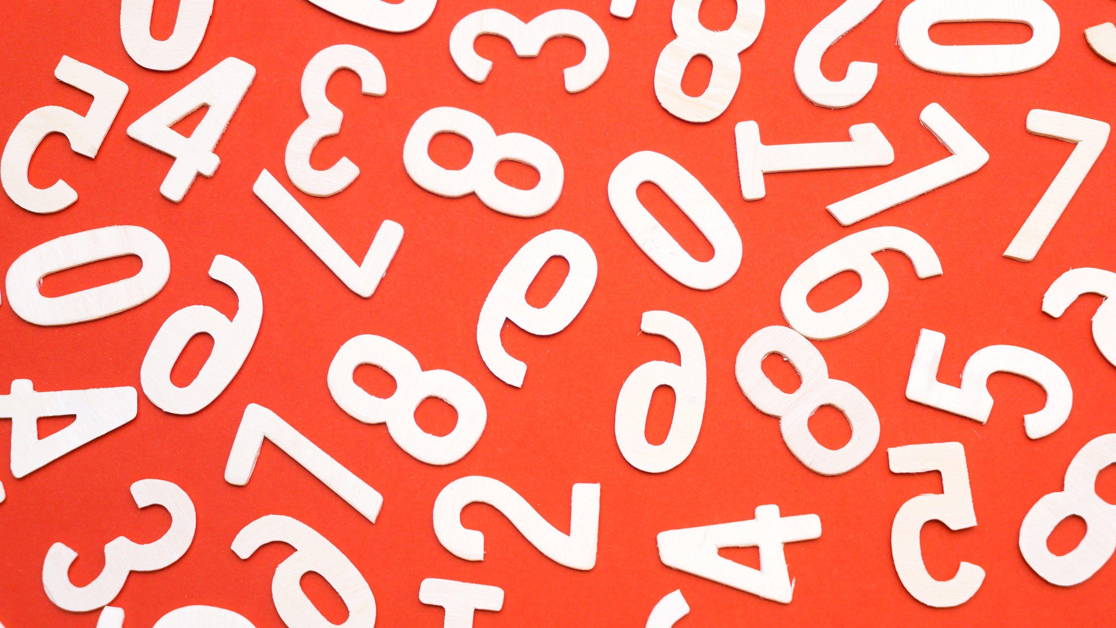 Numbers Wallpapers - Top Free Numbers Backgrounds - WallpaperAccess