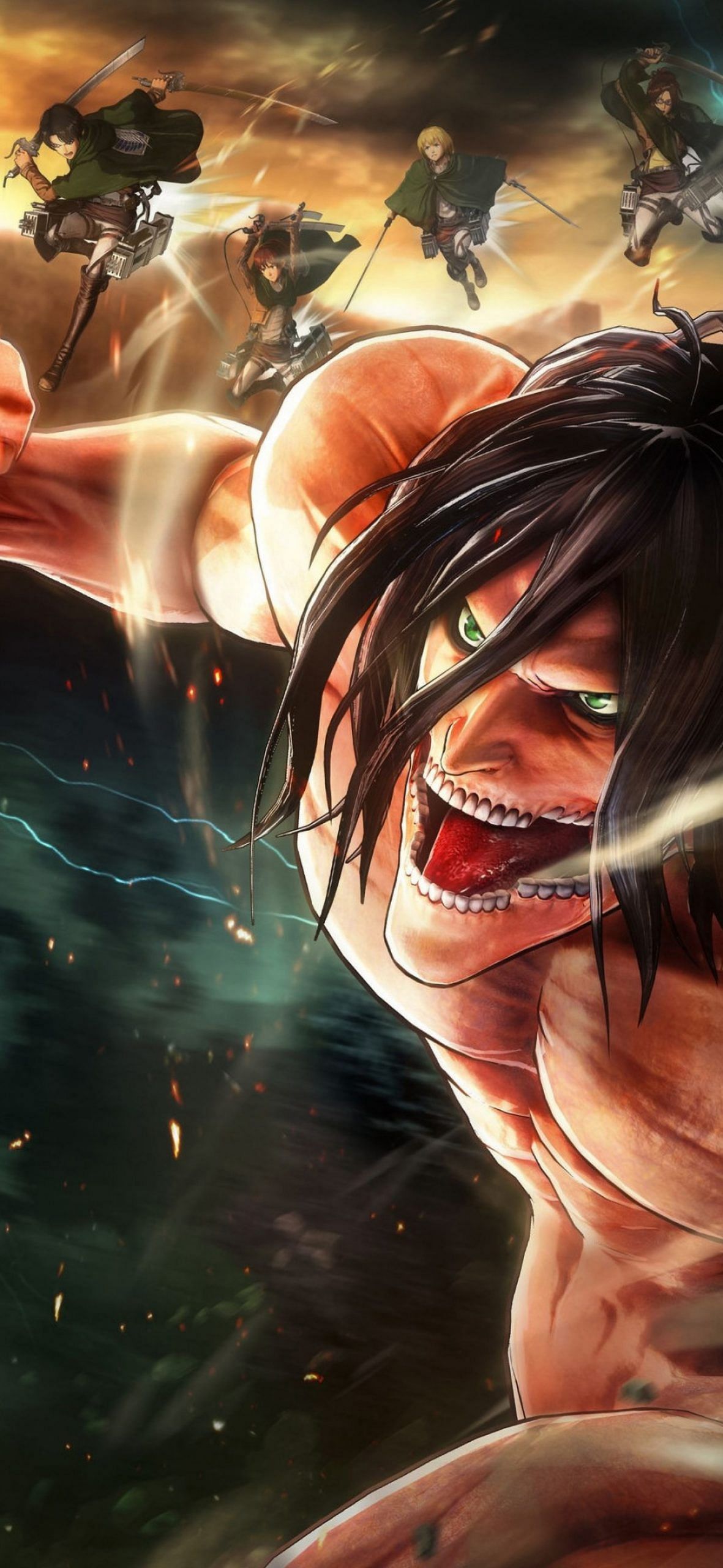 Eren Transformation Wallpapers - Top Free Eren Transformation ...