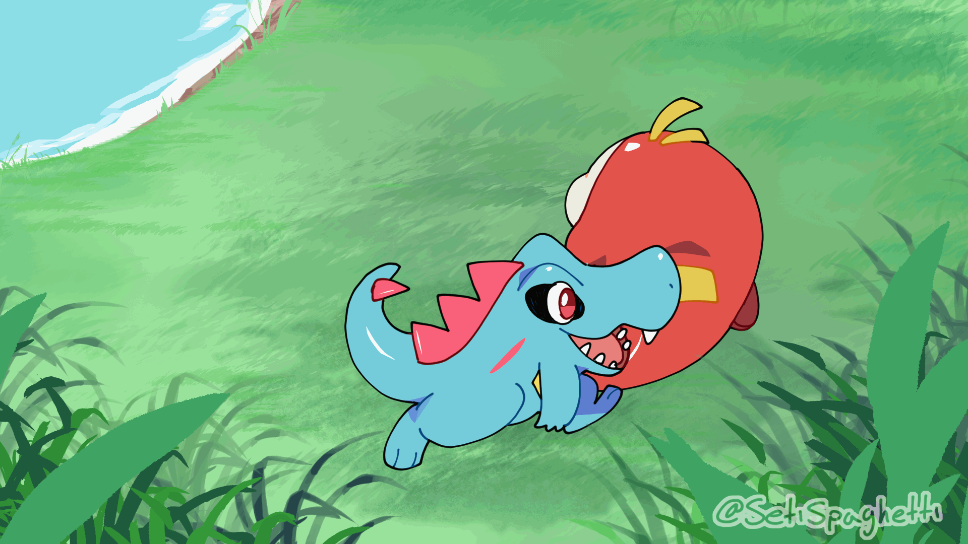 Fuecoco Wallpapers - Top Free Fuecoco Backgrounds - WallpaperAccess