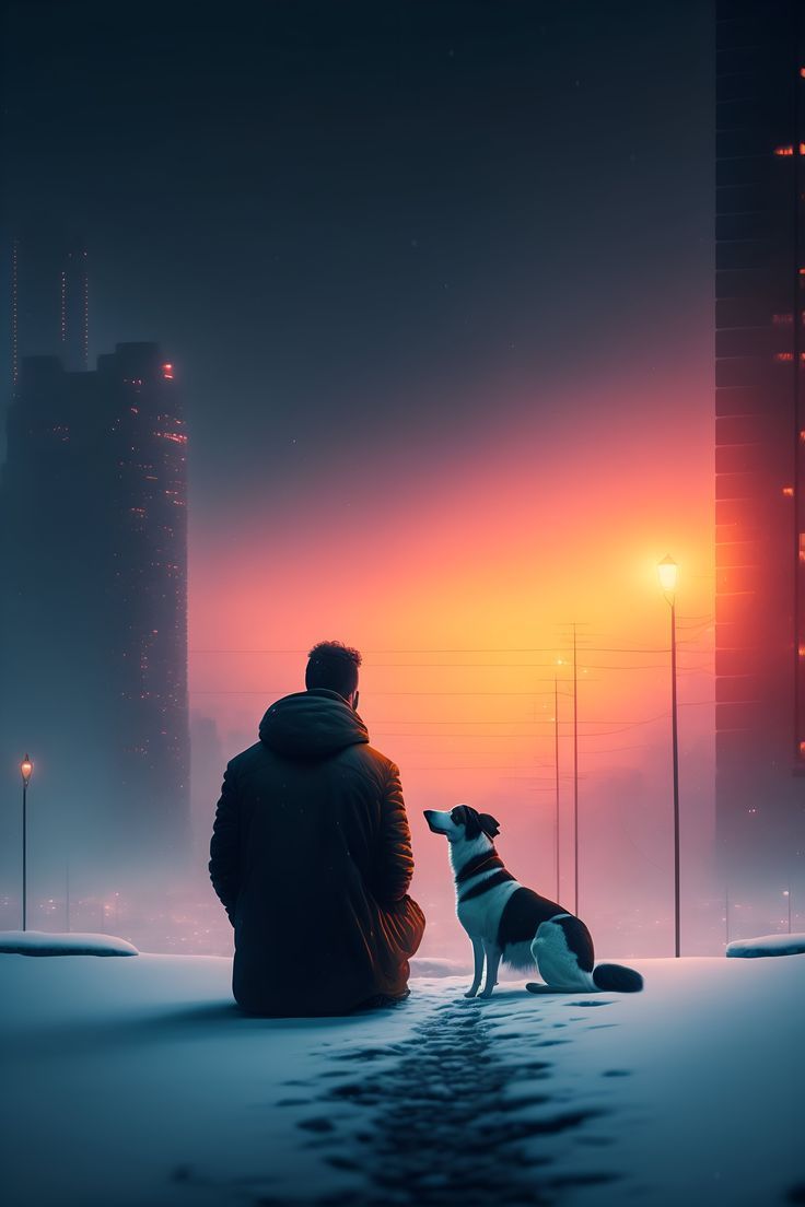 Man and Dog Wallpapers - Top Free Man and Dog Backgrounds - WallpaperAccess