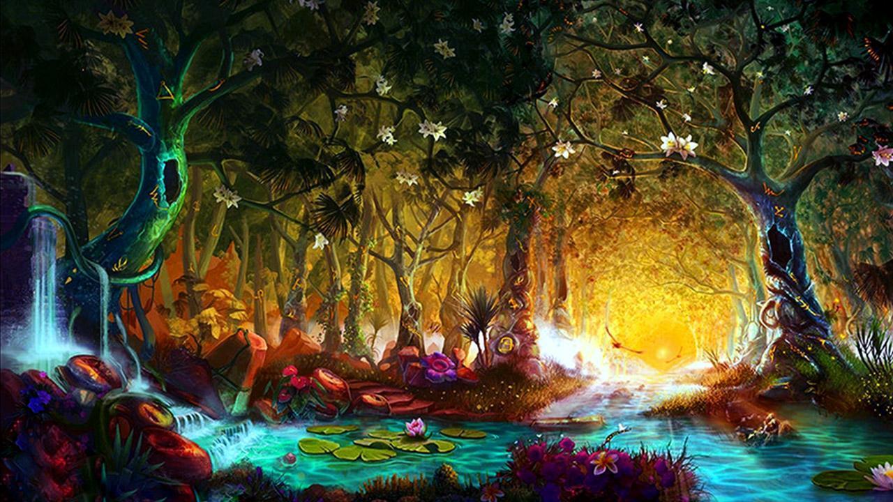 Fairy Landscape Wallpapers - Top Free Fairy Landscape Backgrounds ...