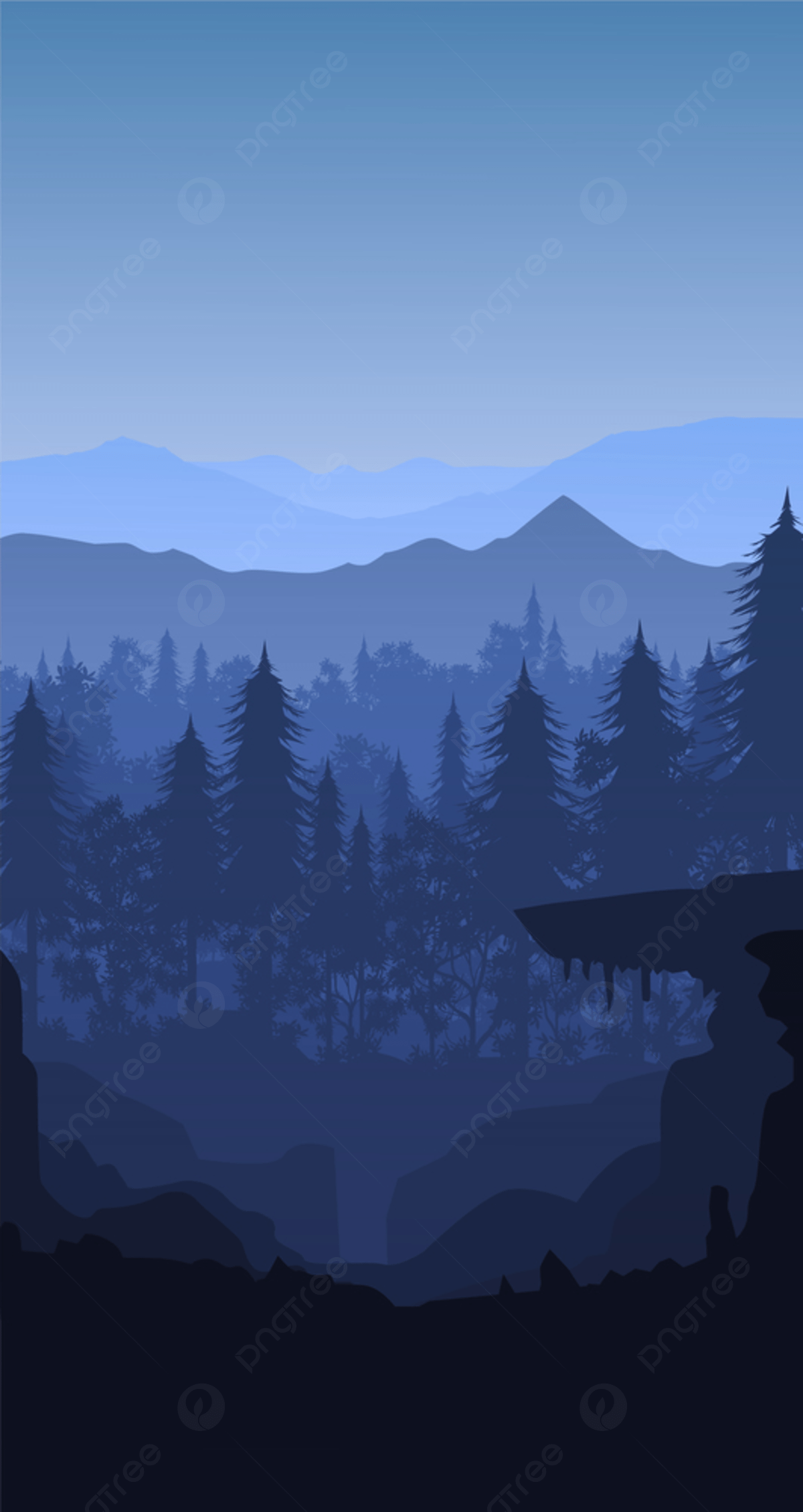 Vector Forest Wallpapers - Top Free Vector Forest Backgrounds ...