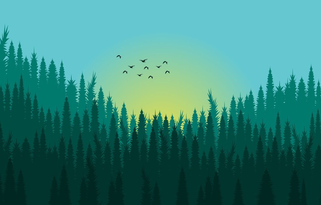 Vector Forest Wallpapers - Top Free Vector Forest Backgrounds ...