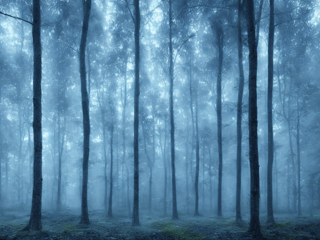 Dark Blue Forest Wallpapers - Top Free Dark Blue Forest Backgrounds ...