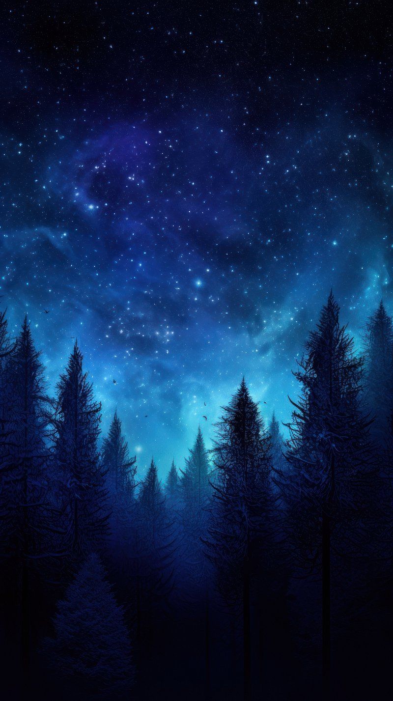 Dark Blue Forest Wallpapers - Top Free Dark Blue Forest Backgrounds ...