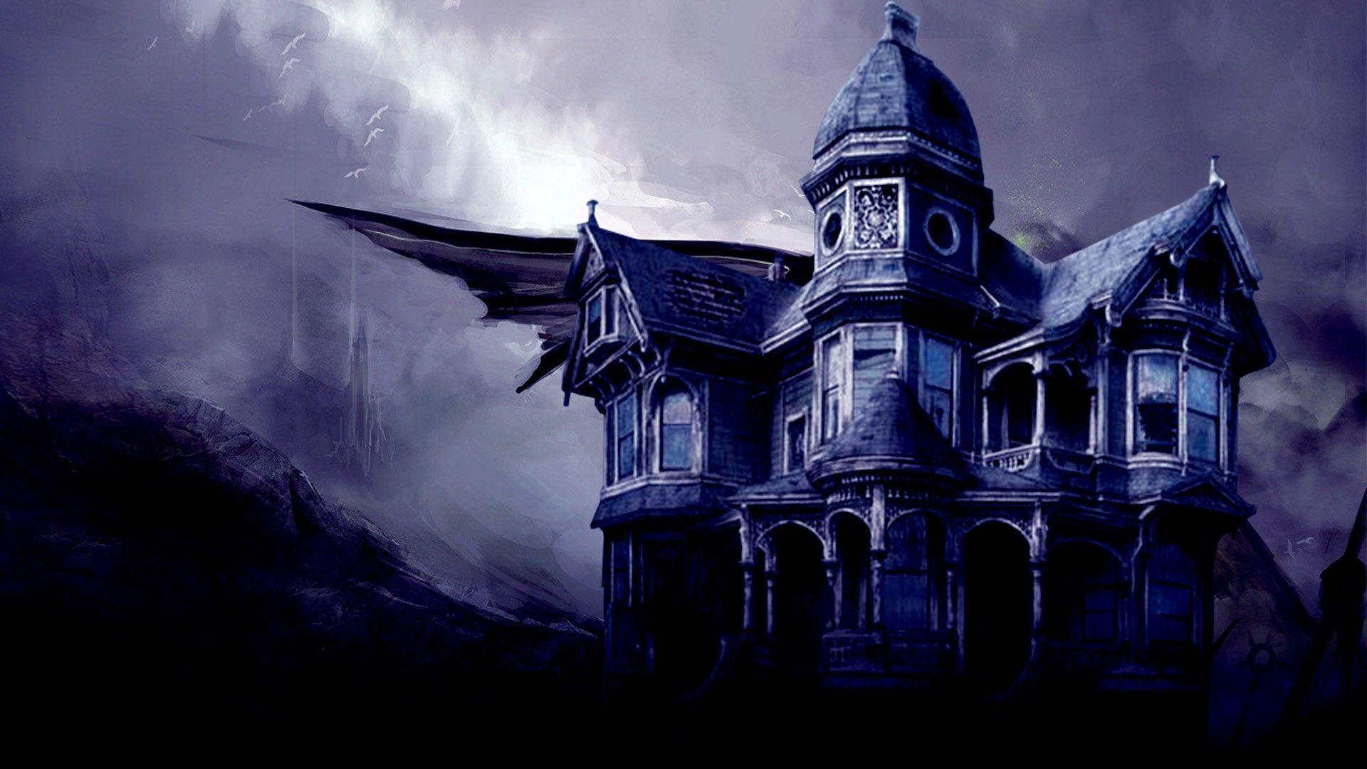 Halloween Castle Wallpapers - Top Free Halloween Castle Backgrounds ...