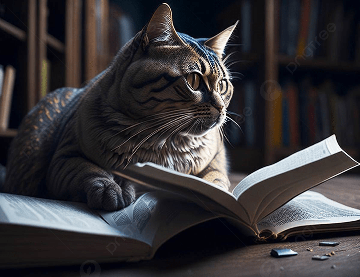 Cat Book Wallpapers - Top Free Cat Book Backgrounds - WallpaperAccess