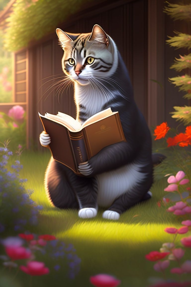 Cat Book Wallpapers - Top Free Cat Book Backgrounds - WallpaperAccess