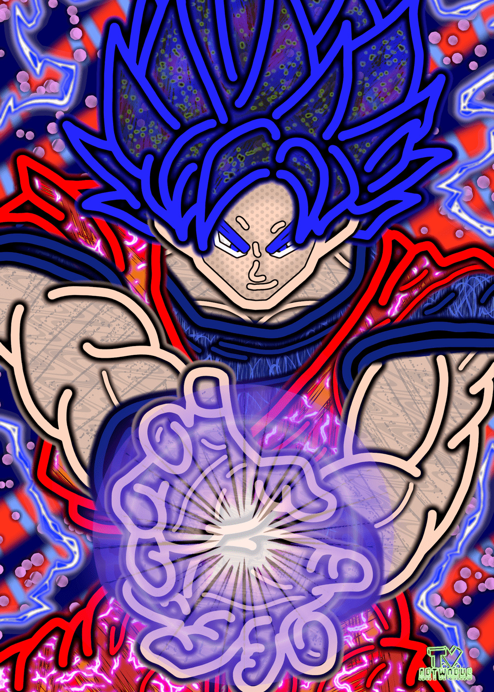 Goku Abstract Wallpapers - Top Free Goku Abstract Backgrounds ...