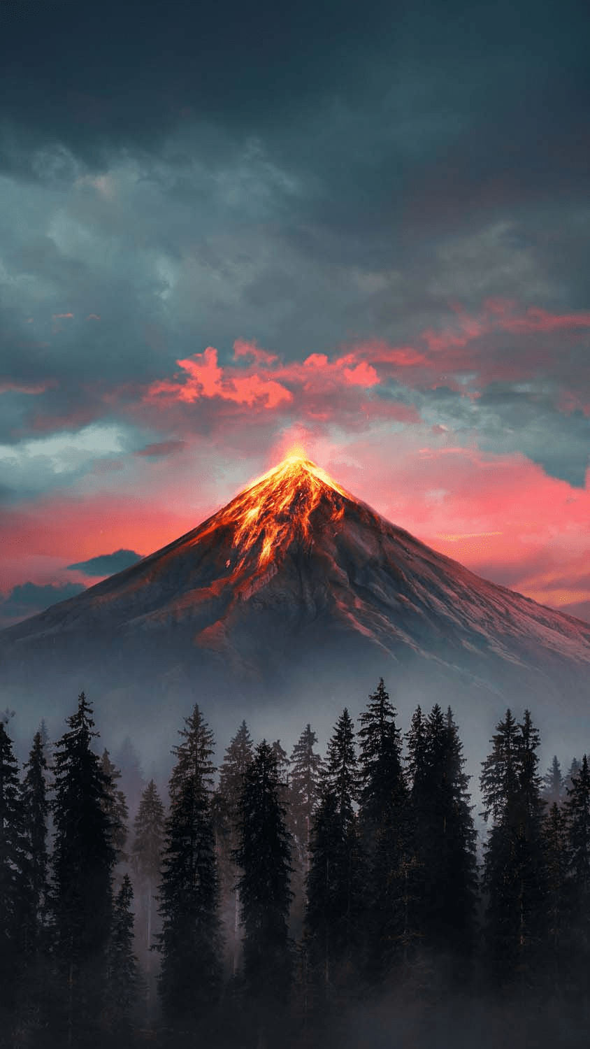 Volcano 4k Wallpapers - Top Free Volcano 4k Backgrounds - WallpaperAccess
