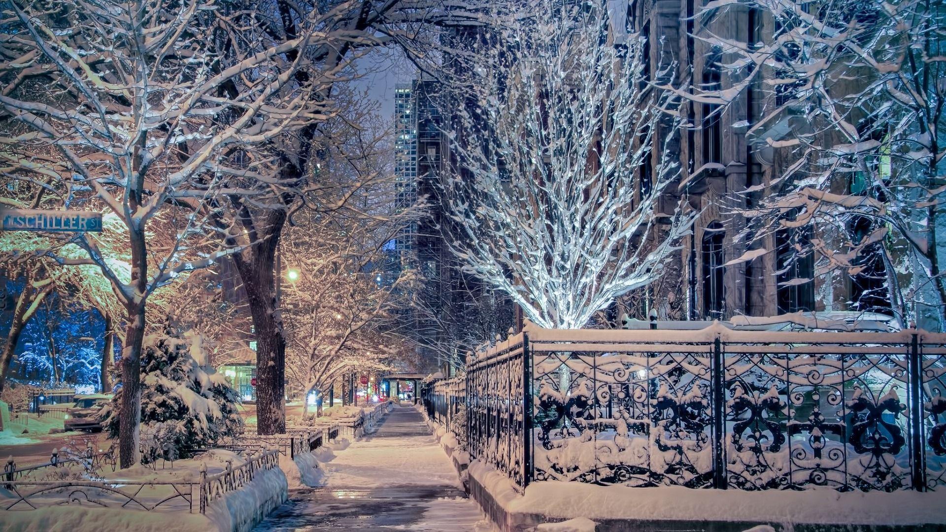 Chicago Winter Wallpapers - Top Free Chicago Winter Backgrounds ...