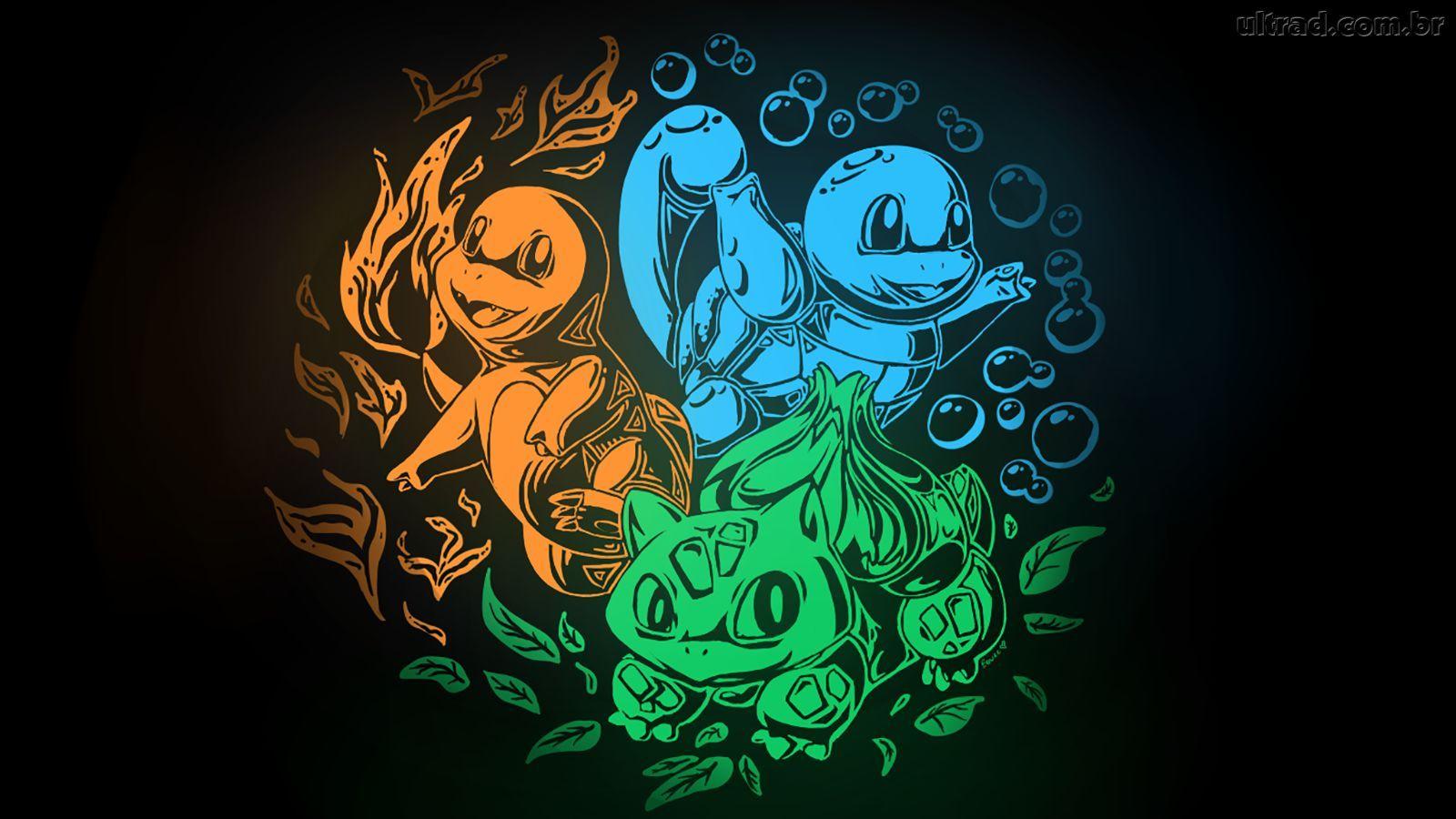 Bulbasaur Charmander Squirtle Pikachu Wallpapers - Top Free Bulbasaur Charmander Squirtle ...