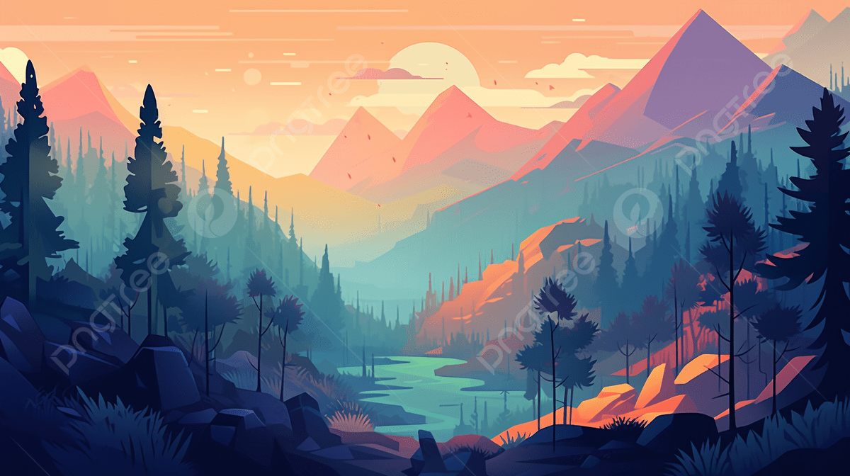 Flat Landscape Wallpapers - Top Free Flat Landscape Backgrounds - WallpaperAccess