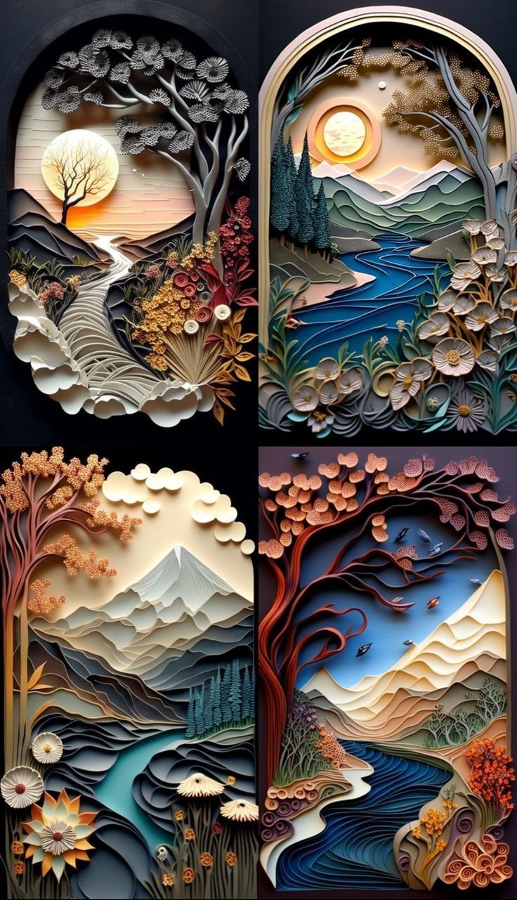 Papercut Wallpapers - Top Free Papercut Backgrounds - WallpaperAccess